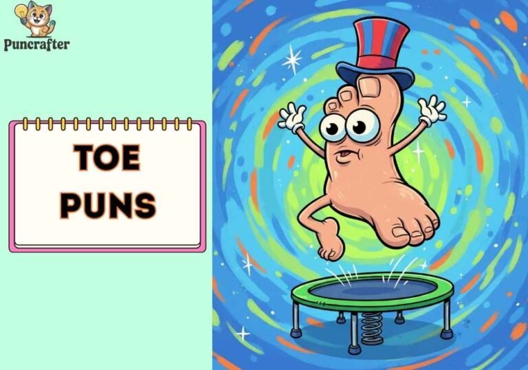 208+ Hilarious Toe Puns That ll Keep You Laughing 2026 - puncrafter.com