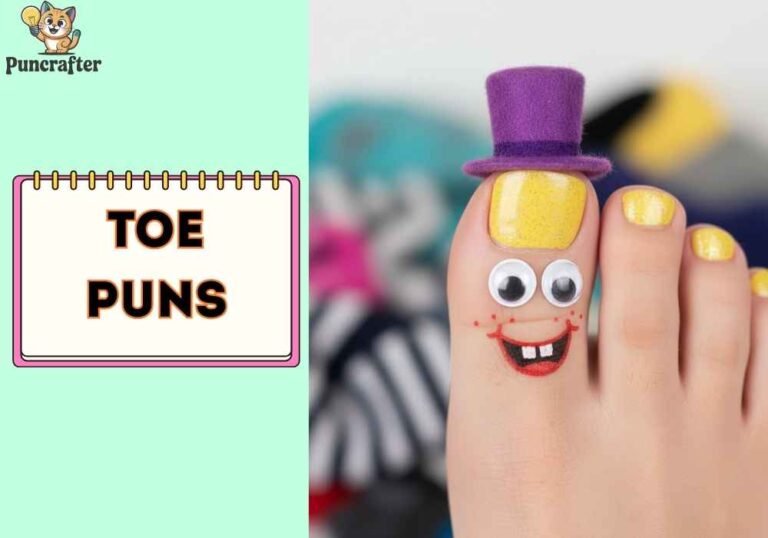 208+ Hilarious Toe Puns That ll Keep You Laughing 2026 - puncrafter.com